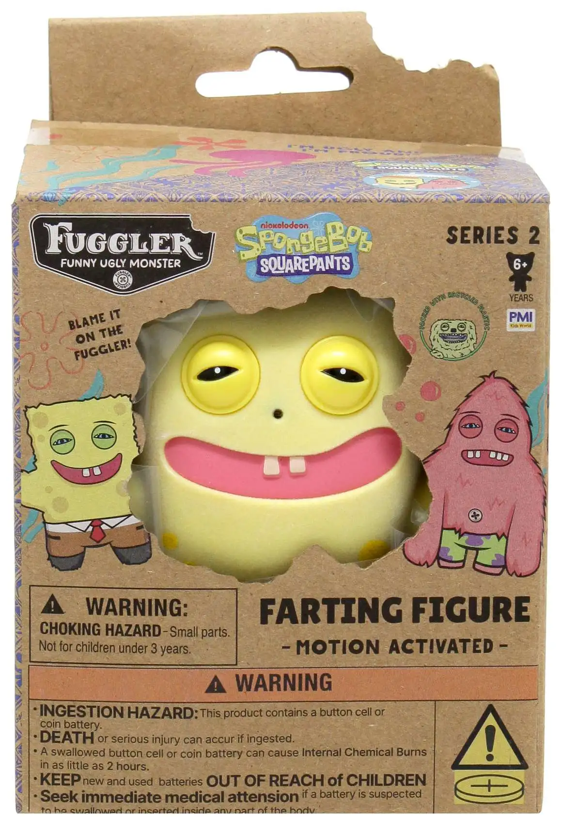 Fuggler Farting Figure Spongebob Vinyl Figure with Sound Motion ...