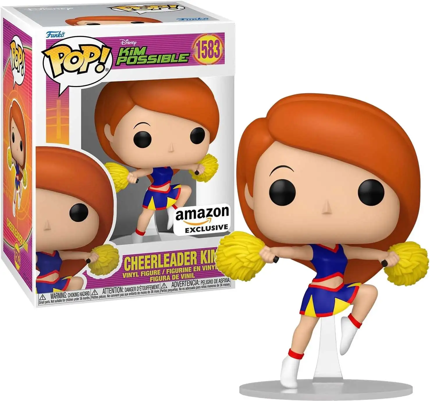 Funko Disney Kim Possible POP Disney Cheerleader Kim Exclusive Vinyl ...