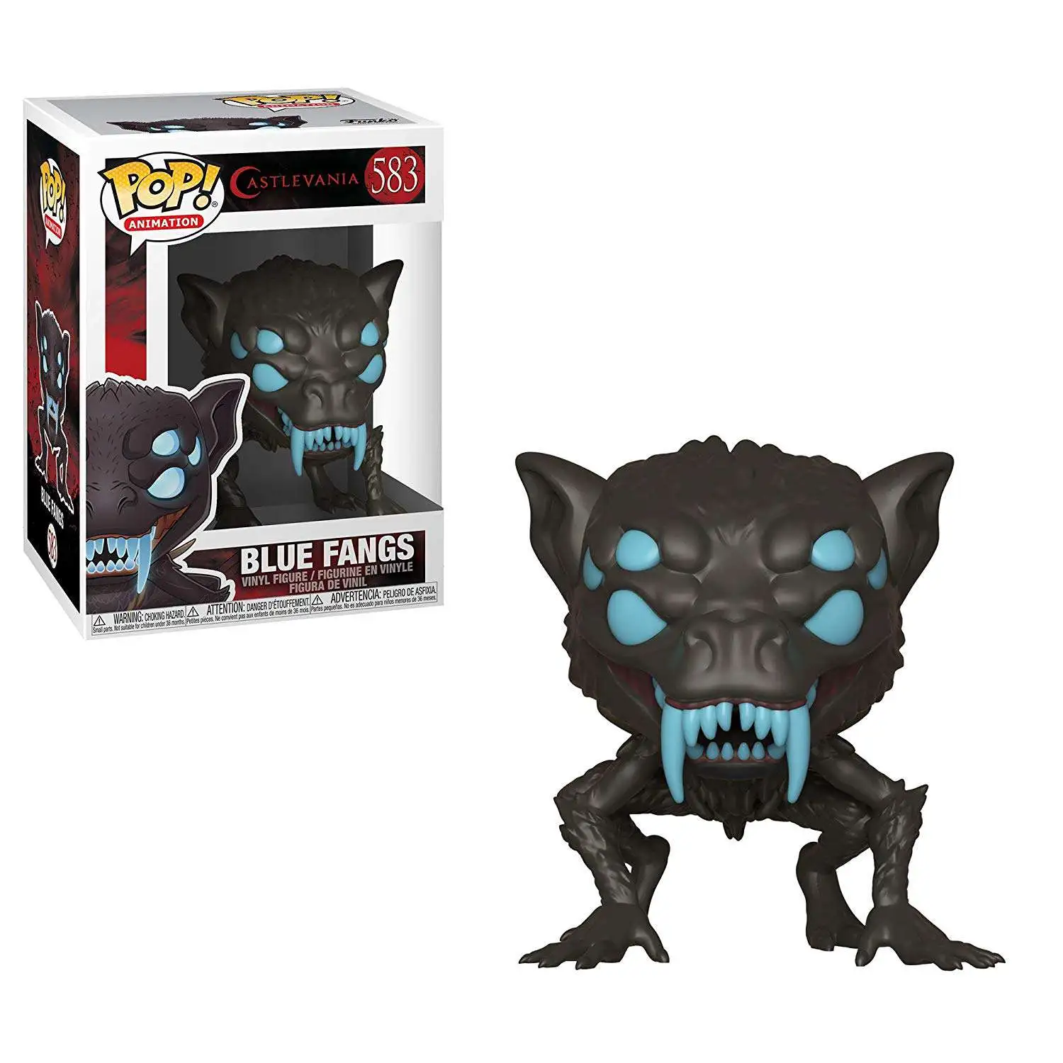 Funko Castlevania POP Animation Blue Fangs Vinyl Figure Damaged Package ...