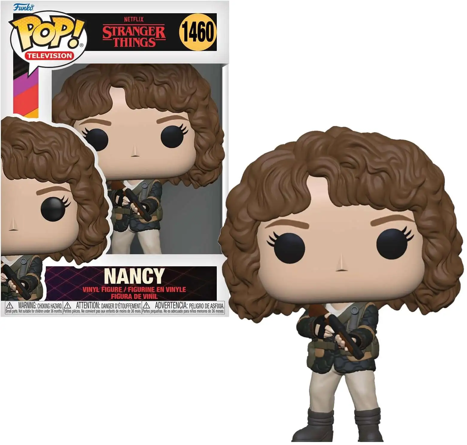 Funko Stranger Things POP Television Hunter Nancy Vinyl Figure 1460 ...