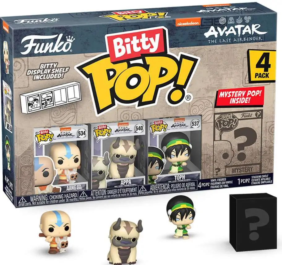 Funko Avatar the Last Airbender Bitty POP Aang Vinyl Mini Figure - ToyWiz