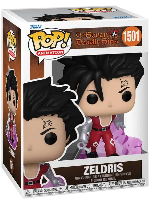 Funko Seven Deadly Sins POP Animation Zeldris Vinyl Figure 1501 - ToyWiz