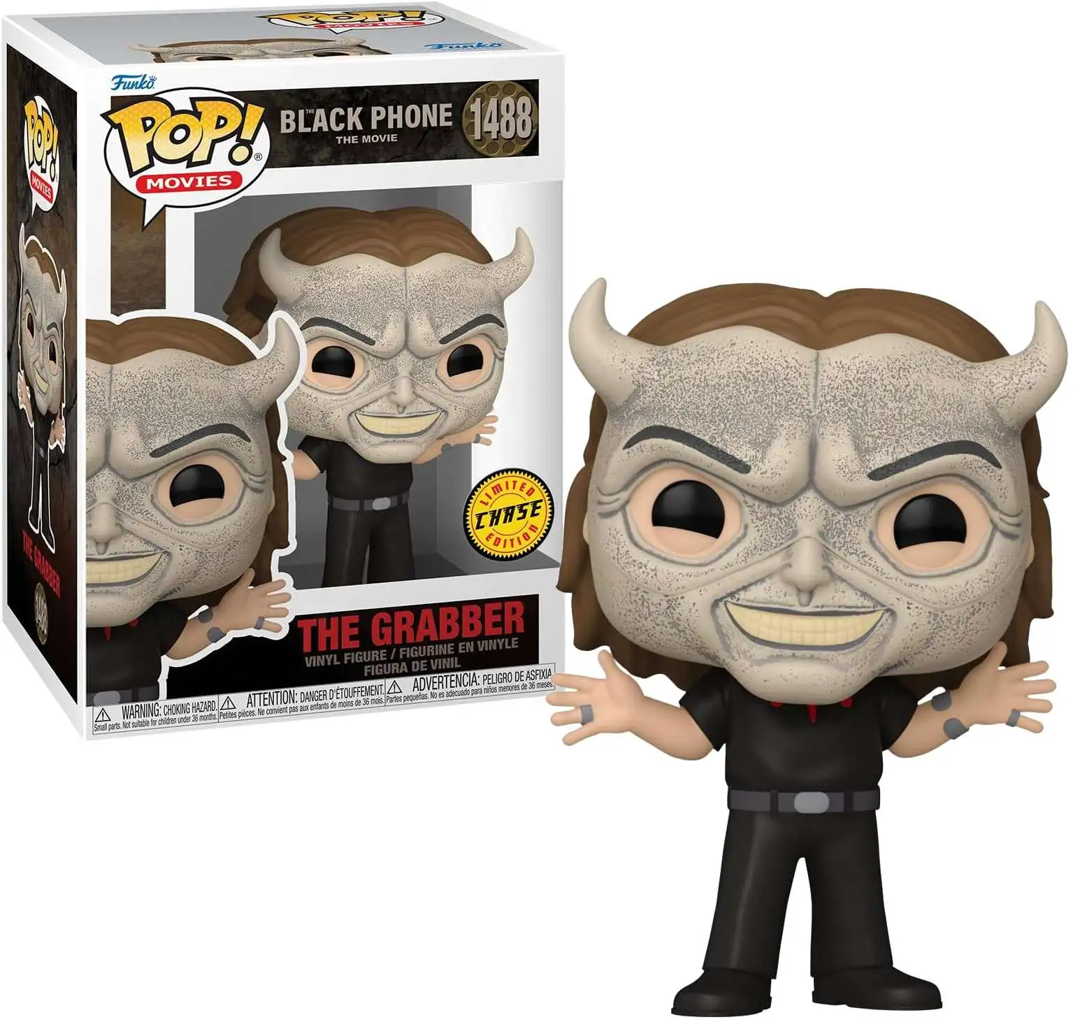 Funko The Black Phone POP Movies The Grabber Vinyl Figure Chase - ToyWiz