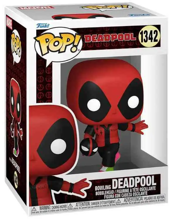 Funko Marvel Deadpool POP Marvel Deadpool Vinyl Figure 1342 Bowling ...