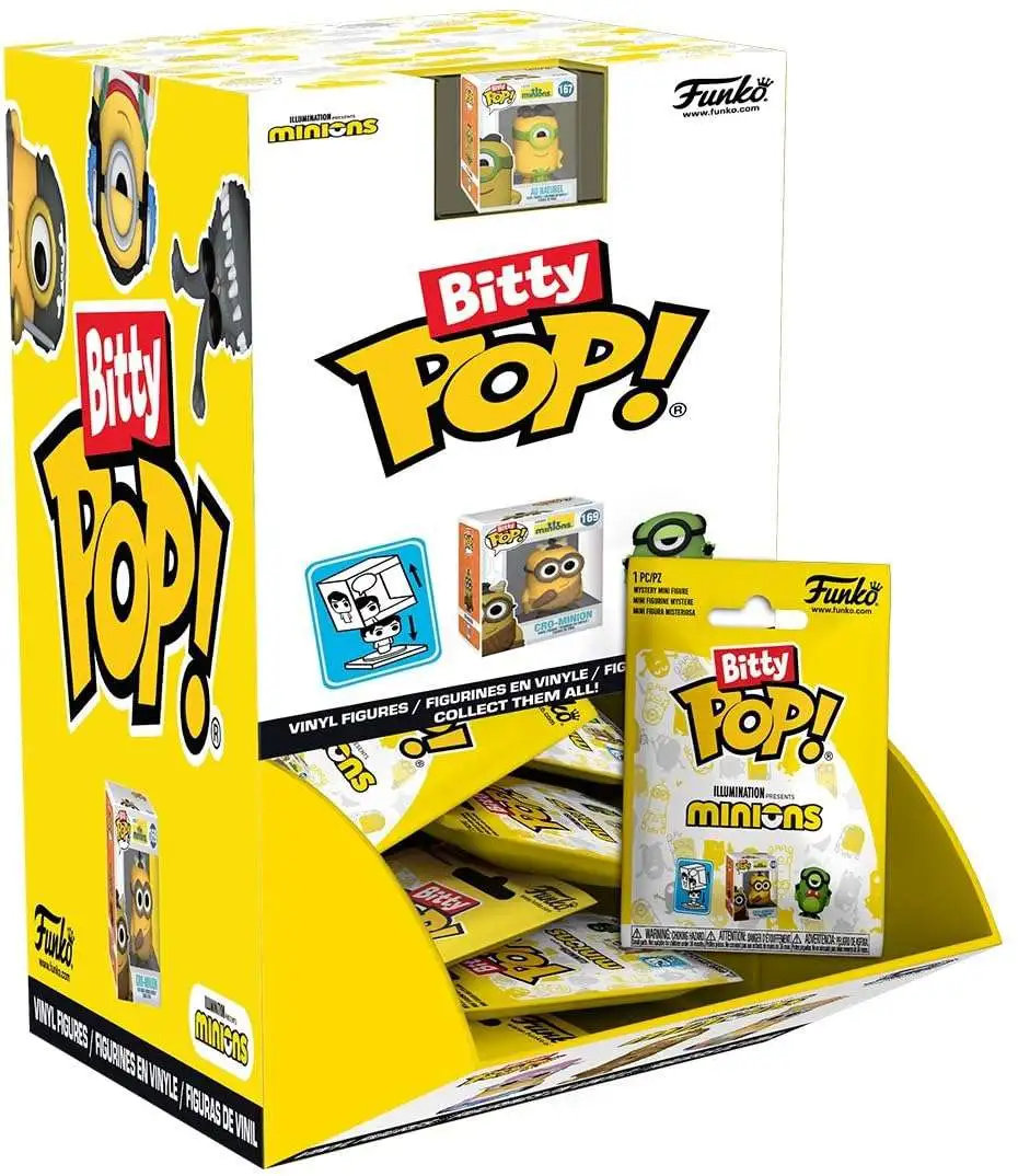 Funko Minions Bitty POP Minions Mystery Pack 1 RANDOM Vinyl Micro ...