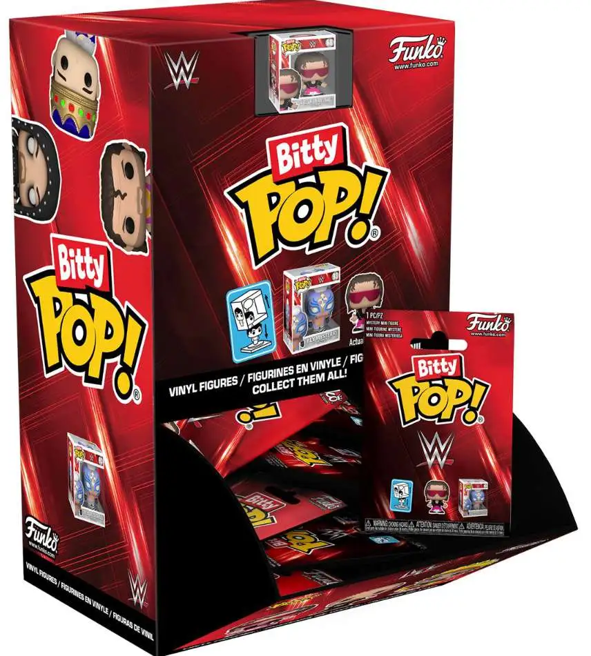 Funko WWE Wrestling Bitty POP Vinyl Figures Mystery Box 36 Packs - ToyWiz