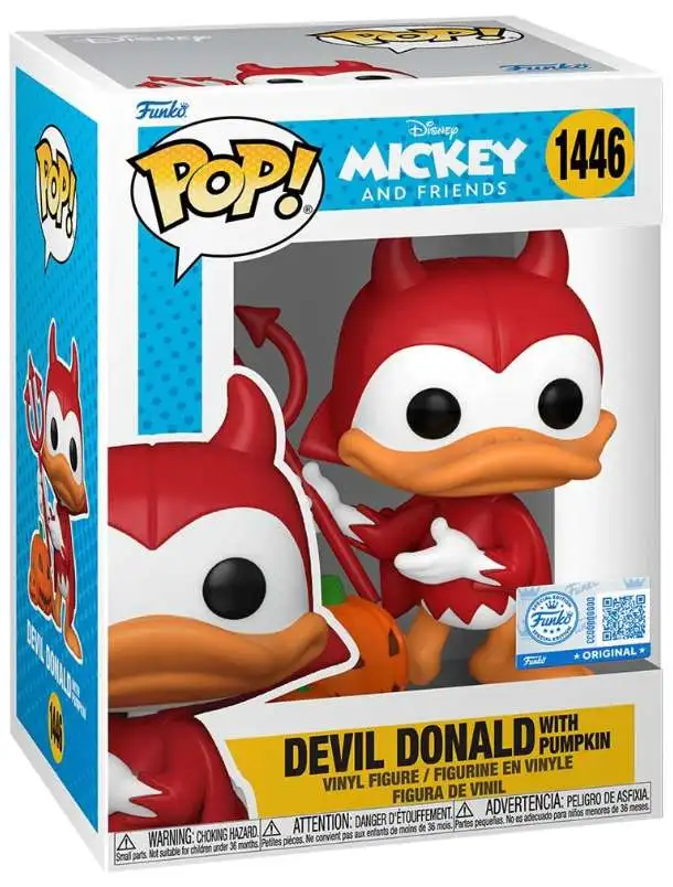 Funko Disney POP Disney Devil Donald Exclusive Vinyl Figure 1446 ...
