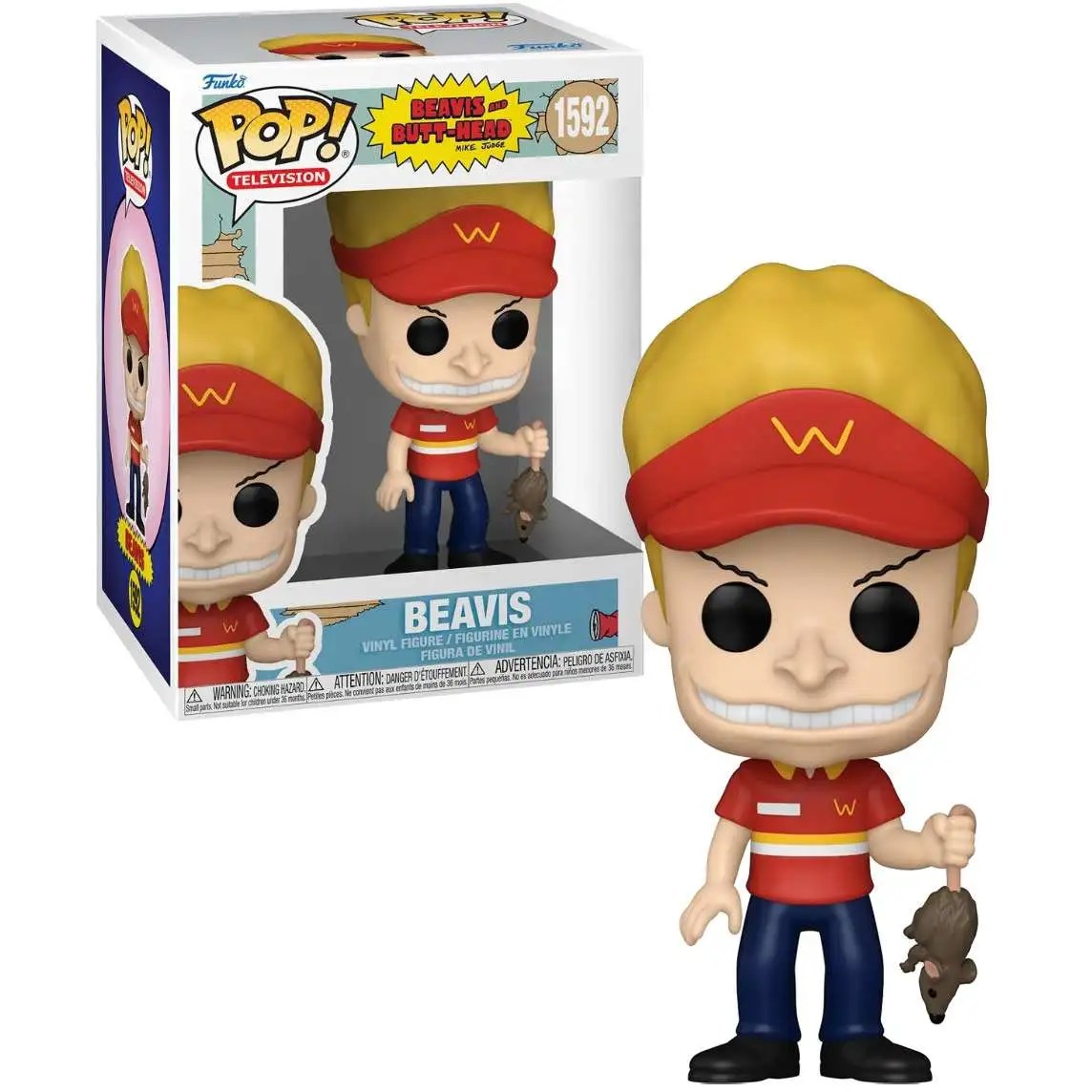 Funko Beavis Butt-head POP Television Beavis Vinyl Figure 1592 - ToyWiz