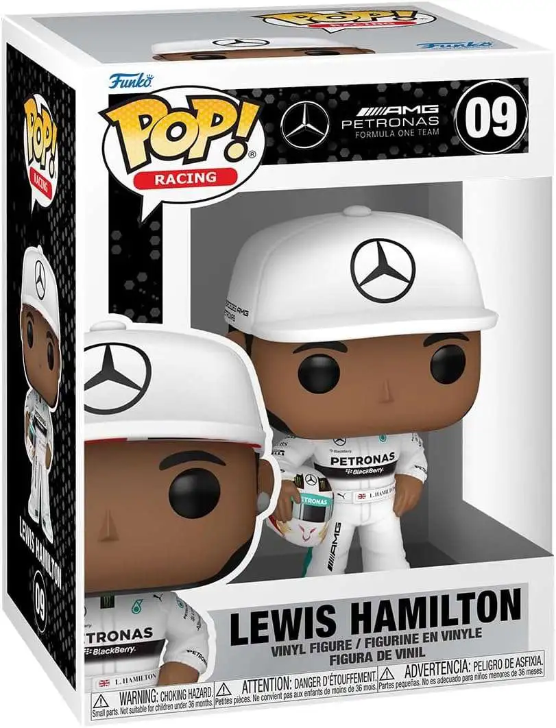 Funko Formula One Racing POP Racing Lewis Hamilton Vinyl Figure 09 With Helm - ToyWiz