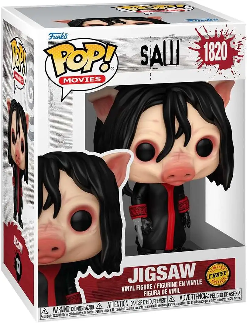 Funko Saw POP Movies Jigsaw Killer Vinyl Figure 1820 Chase Version - ToyWiz