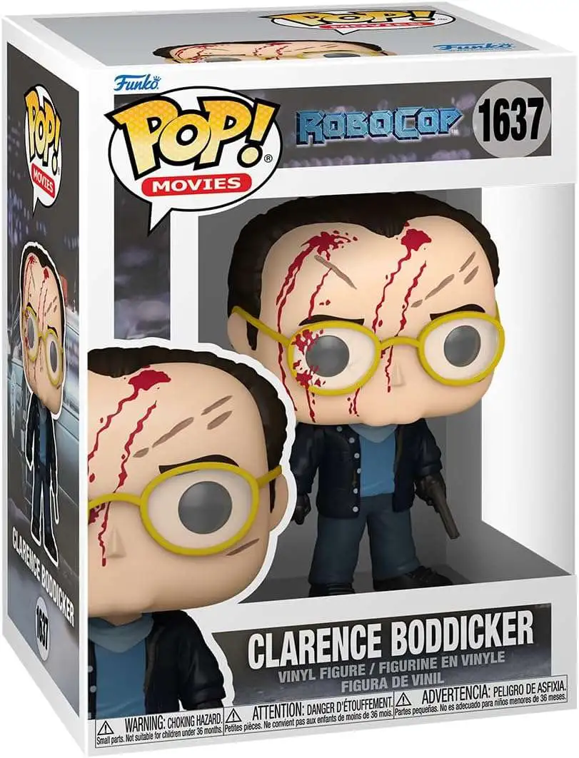 Funko Robocop POP Movies Clarence Boddicker Vinyl Figure 1637 Bloody - ToyWiz