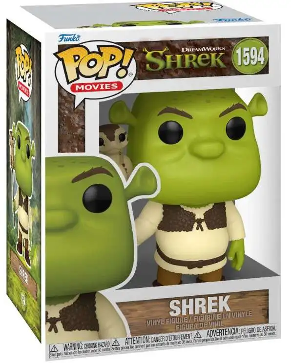 Funko Shrek 30th Anniversary POP Movies Shrek Vinyl Figure 1594 With ...