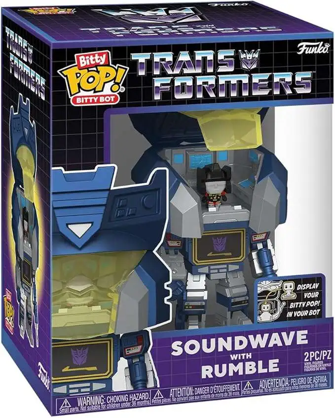Funko Transformers Bitty BOTS Soundwave Mini Vinyl Figure - ToyWiz