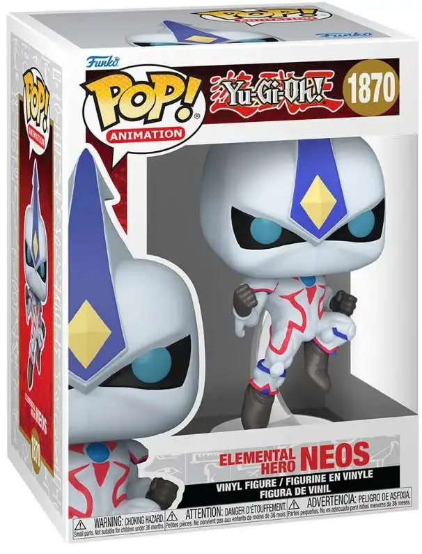 Funko YuGiOh POP Animation Elemental Hero Neos Vinyl Figure 1870 - ToyWiz