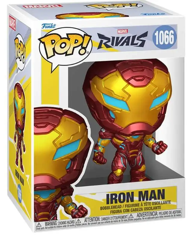 Funko Marvel Rivals POP Games Iron Man Vinyl Figure 1066 - ToyWiz