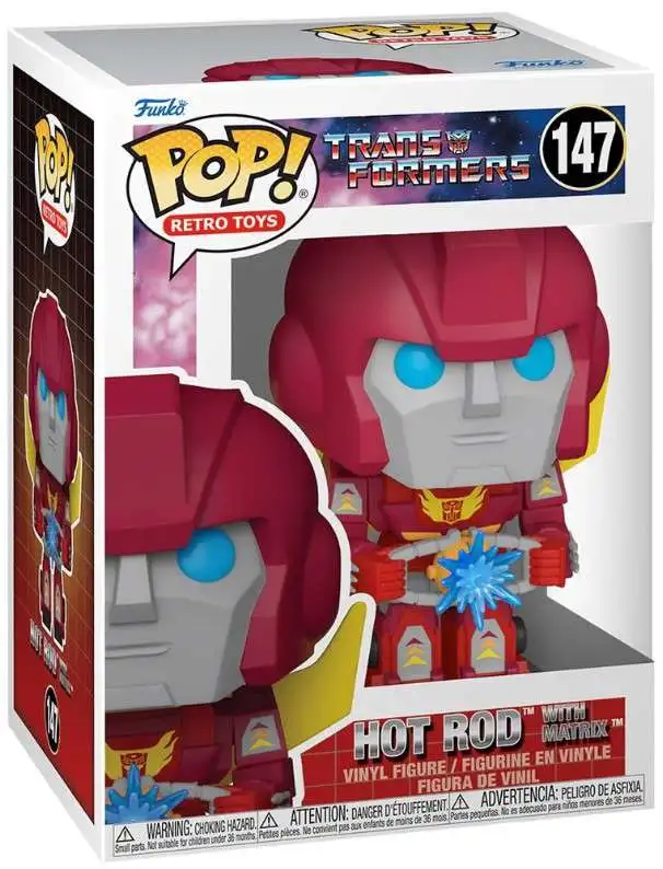 Funko Transformers POP Animation Hot Rod Vinyl Figure 147 With Matrix ...