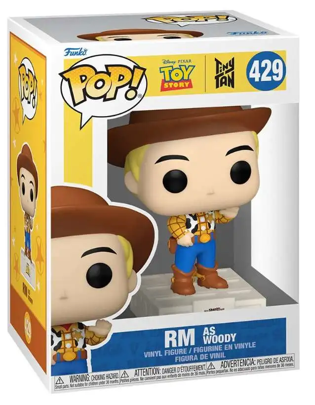 Funko BTS Toy Story x TinyTAN POP Rocks RM as Woody Vinyl Figure 429 - ToyWiz