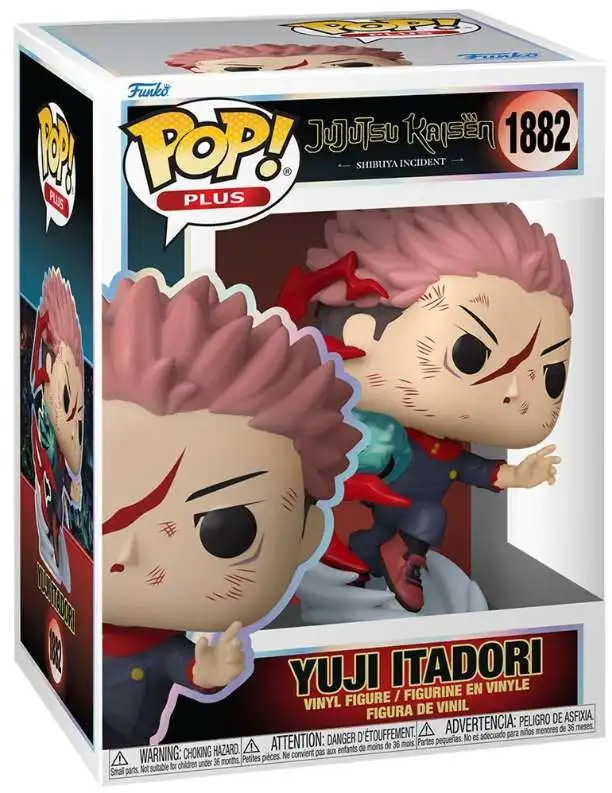 Funko Jujutsu Kaisen POP Animation Yuji Itadori Deluxe Vinyl Figure ...
