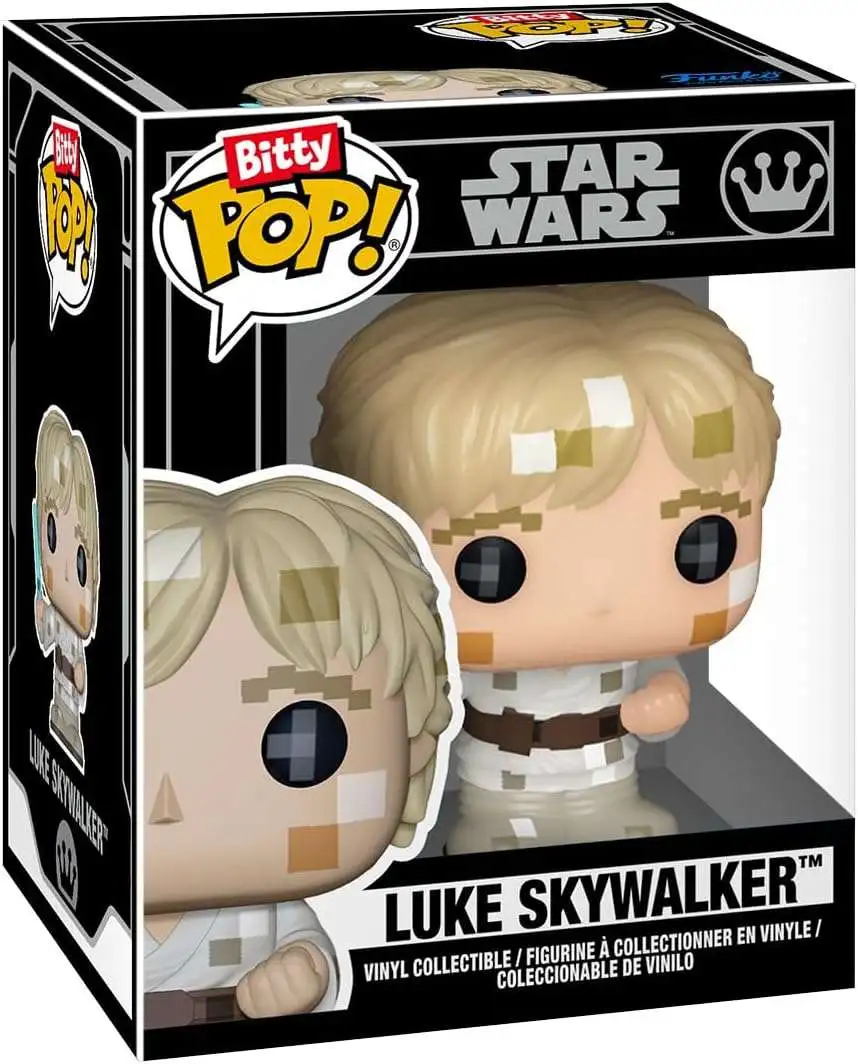 Funko Star Wars Bitty POP Arcade Luke Vinyl Mini Figure 8-Bit - ToyWiz