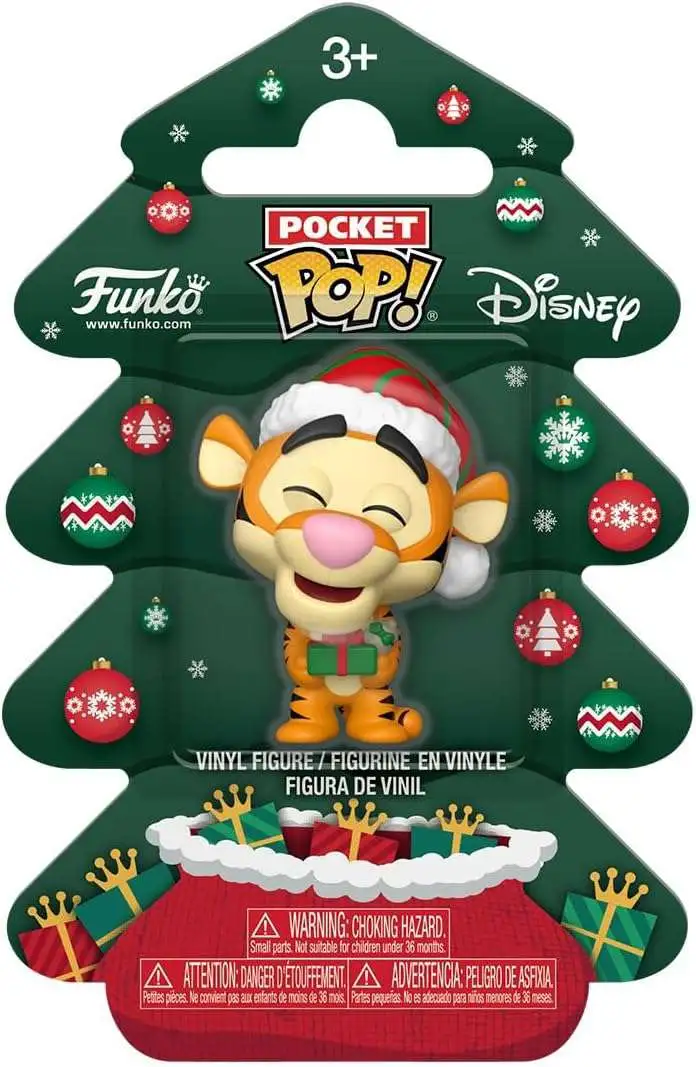 Funko Winnie the Pooh Pocket POP Tigger Vinyl Mini Figure Holiday Tree ...