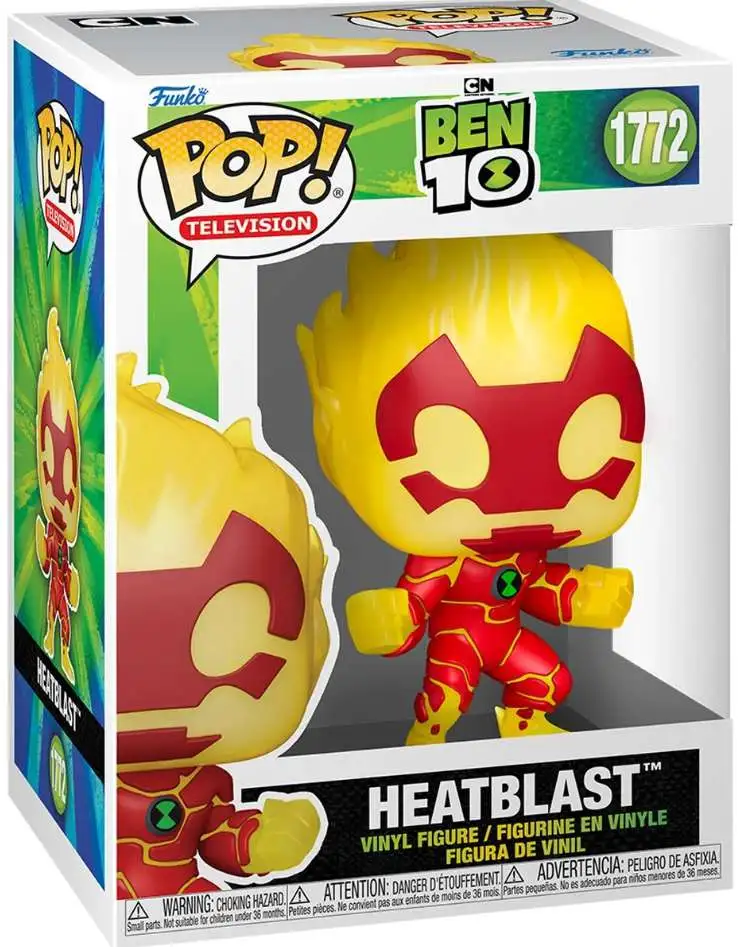 Funko Ben 10 POP Television Heatblast Vinyl Figure 1772 - ToyWiz