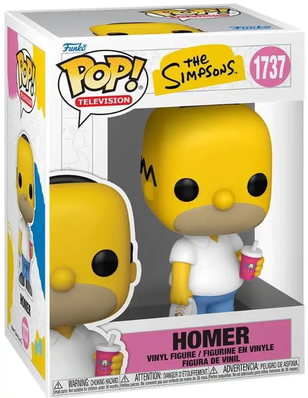 Funko The Simpsons POP Television Homer Vinyl Figure 1737 - ToyWiz