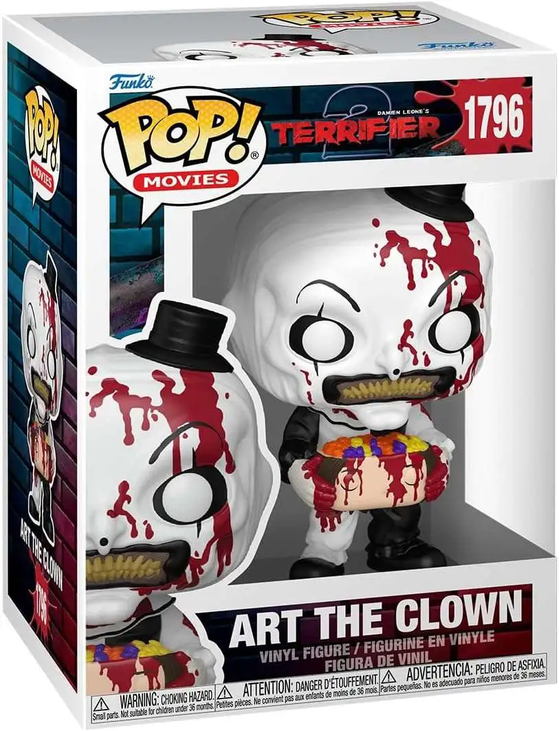 Funko Terrifier POP Movies Art Vinyl Figure 1796 With Head - ToyWiz