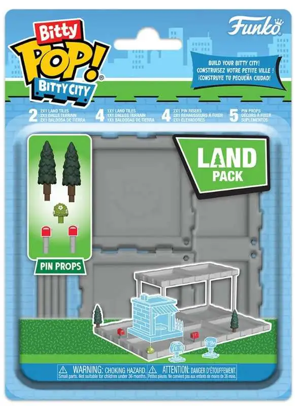 Funko Bitty City Land Kit Vinyl Mini Figure Expansion - ToyWiz