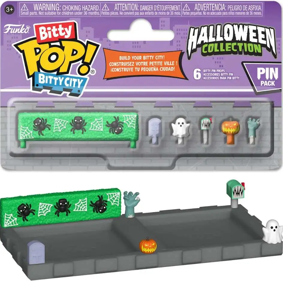 Funko Bitty City Halloween Collection Pin Pack - ToyWiz