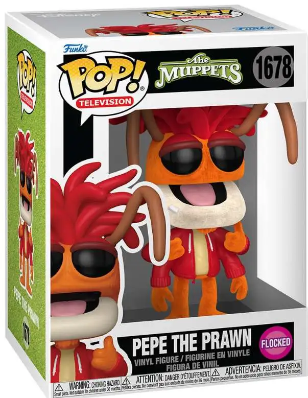 Funko The Muppets POP Television Pepe the Prawn Vinyl Figure 1678 - ToyWiz