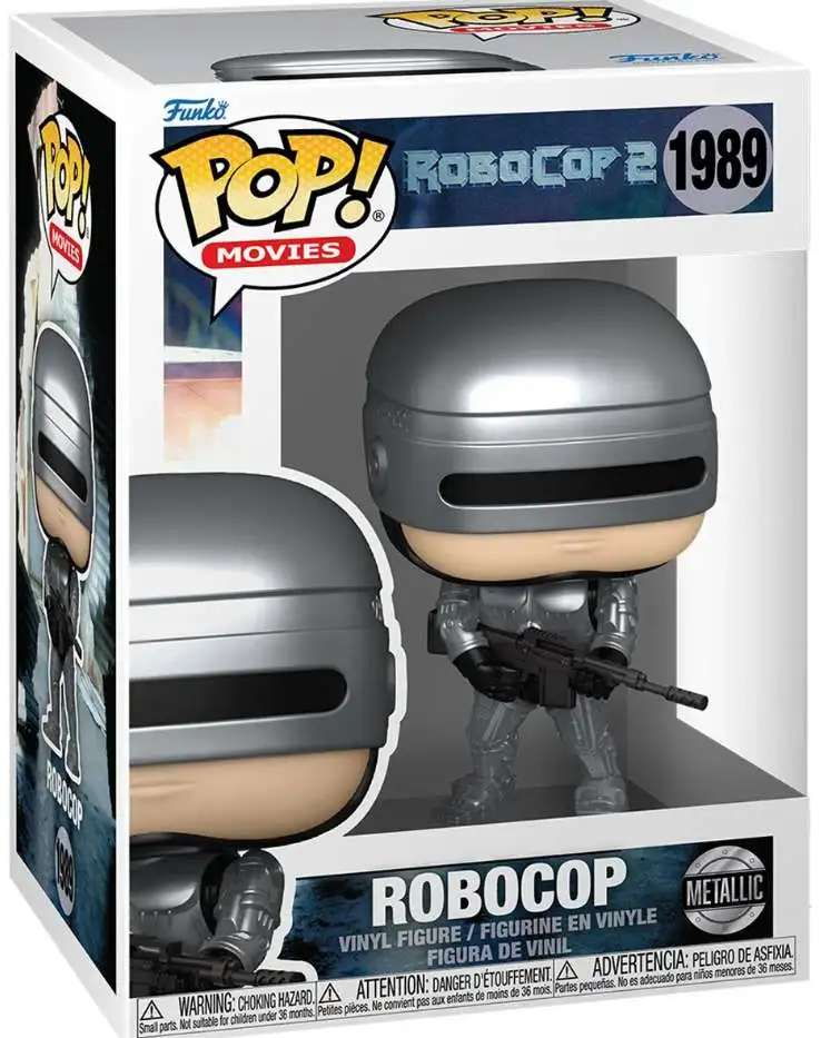 Funko Robocop POP Movies Robocop Vinyl Figure 1989 Metallic, Regular ...