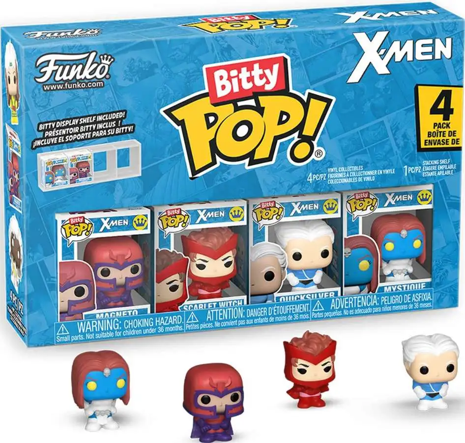 Funko Marvel X-Men Bitty POP Magneto Mini Vinyl Figure 4-Pack - ToyWiz