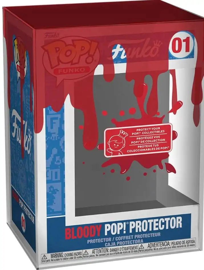 Funko UV Hard POP Protector Dripping Red Blood Vinyl Figure Accessory ...