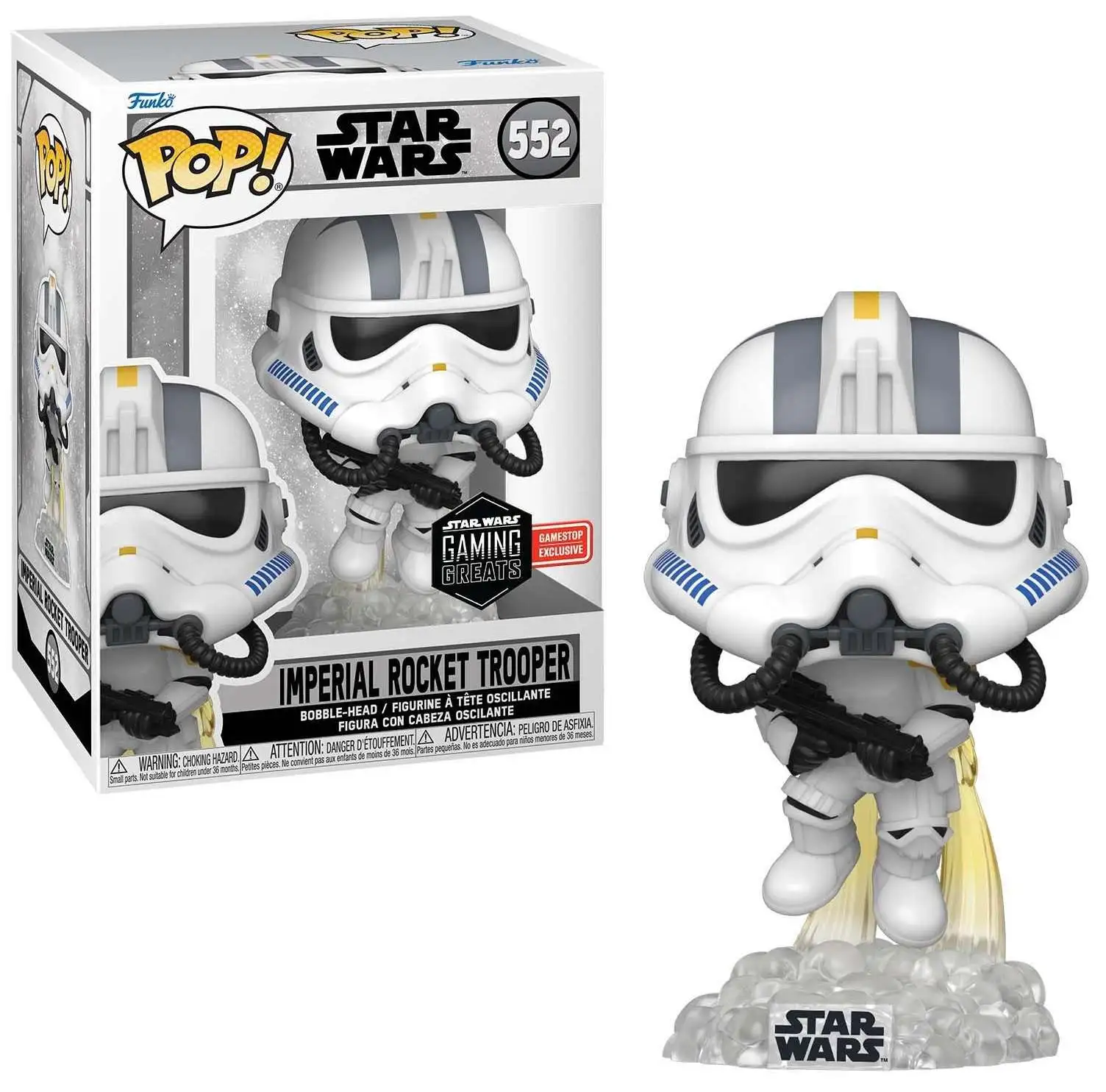 Funko Star Wars Gaming Greats POP Star Wars Imperial Rocket Trooper ...