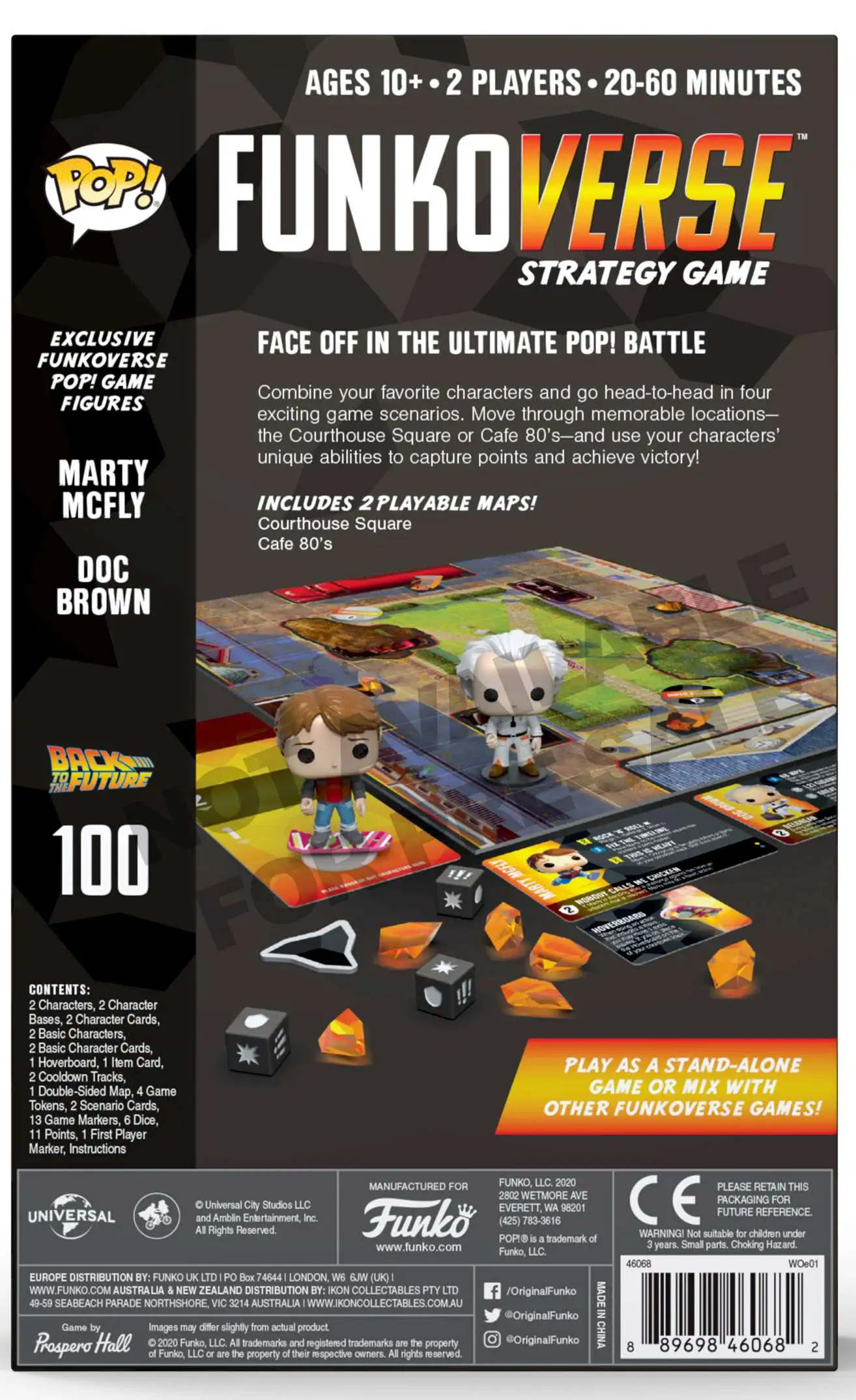 Funko Back to the Future POP Funkoverse Back to the Future 100 Strategy ...
