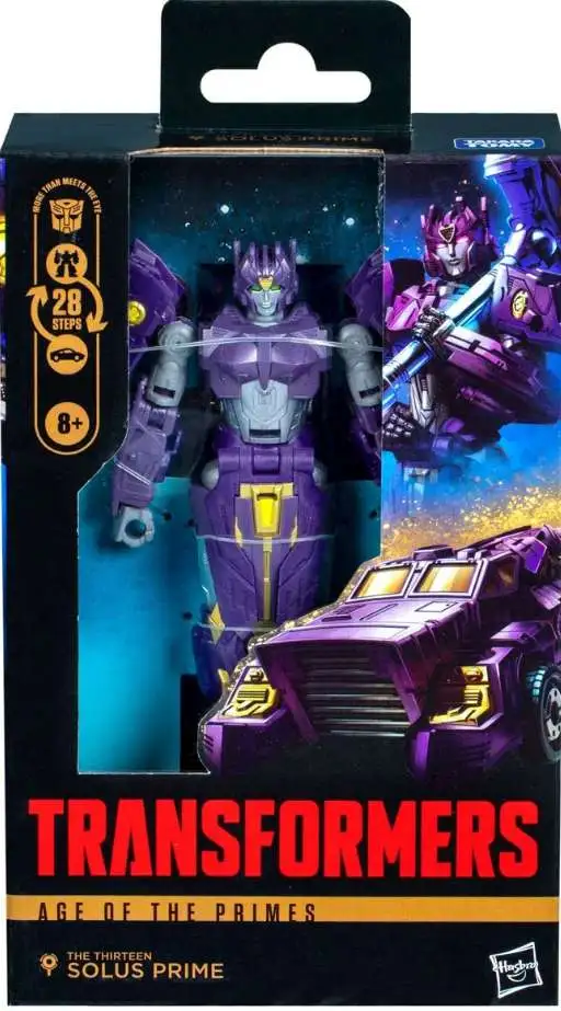 Transformers Age of the Primes Solus Prime Deluxe Action Figure Hasbro ...