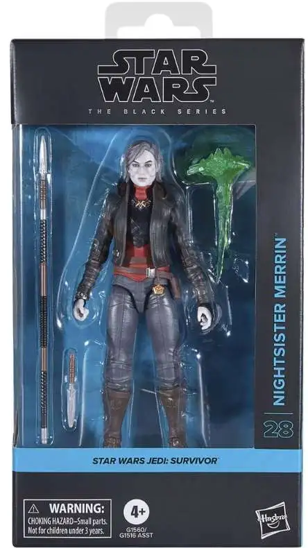 Star Wars Jedi Survivor Black Series Nightsister Merrin 6 Action Figure ...