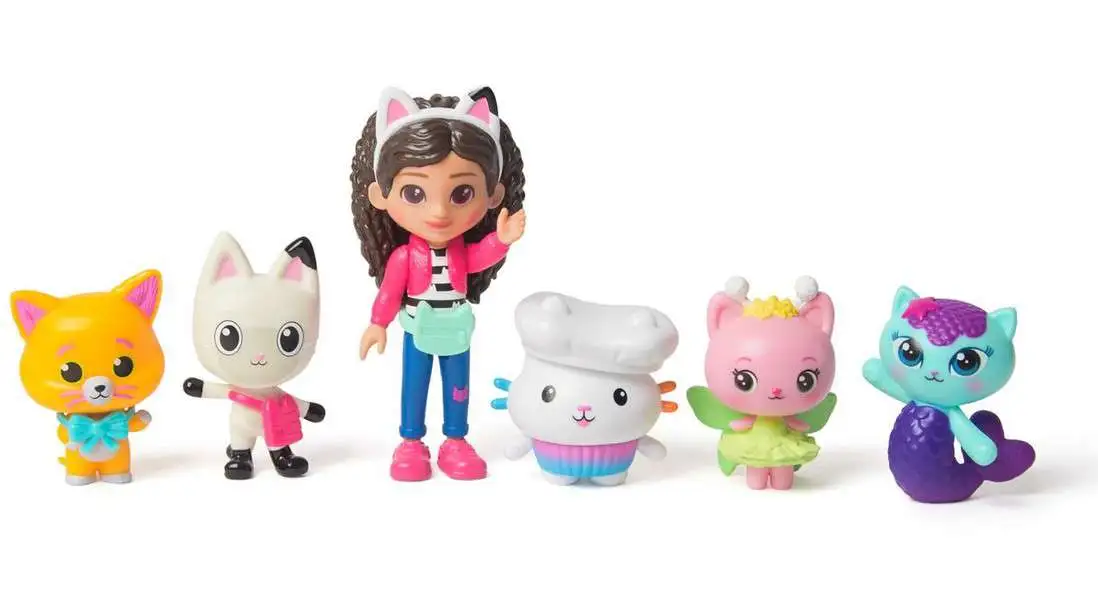 Gabbys Dollhouse The Movie Cat-Venture Crew Pack 11-Piece Gift Set with ...