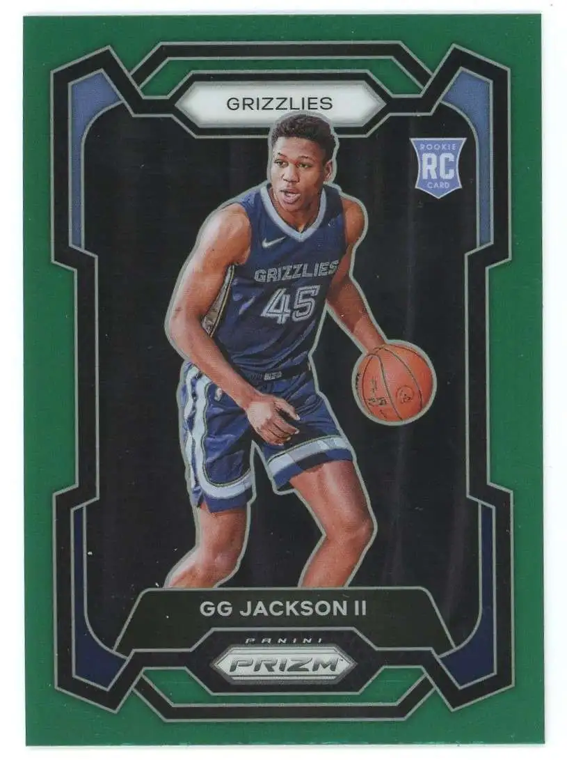 NBA 2023-24 Panini Prizm Single Card Green GG Jackson II 179 Rookie ...