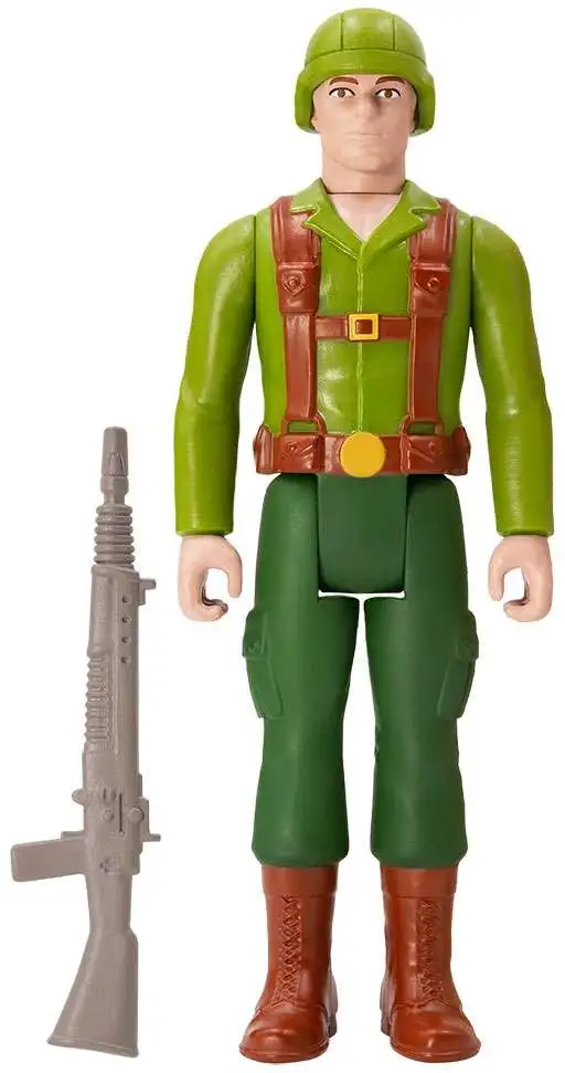 ReAction G.I. Joe Wave 1 Greenshirt 3.5 Action Figure Pink Super7 - ToyWiz