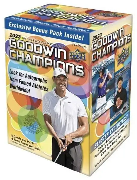 Goodwin Champions Upper Deck 2023 Trading Card BLASTER Box 6 Packs ...