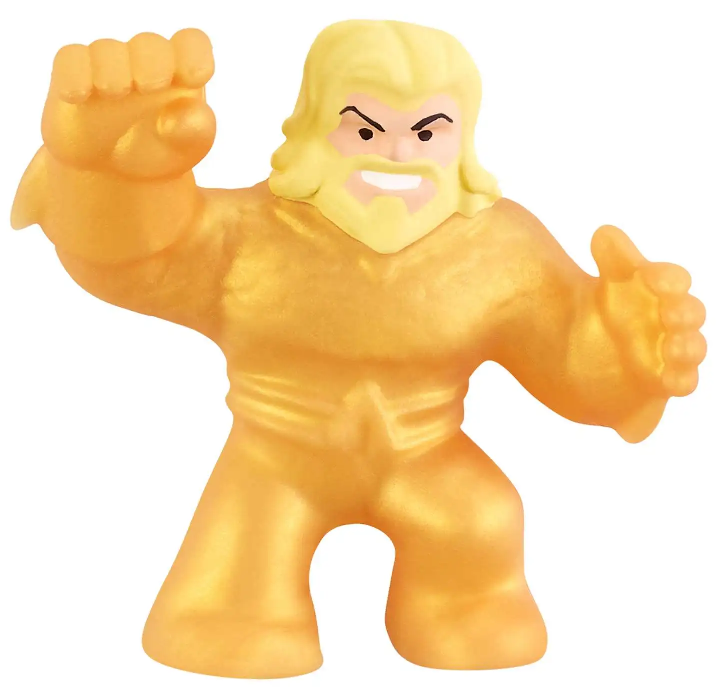 Heroes of Goo Jit Zu DC MINIS Aquaman Figure Gold Armor Moose Toys - ToyWiz