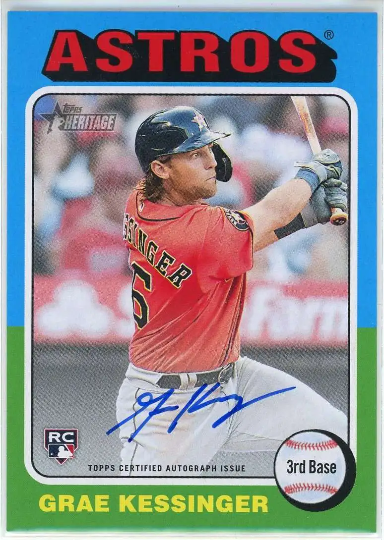 MLB 2024 Topps Heritage Single Card Grae Kessinger ROA-GK Rookie Auto - ToyWiz