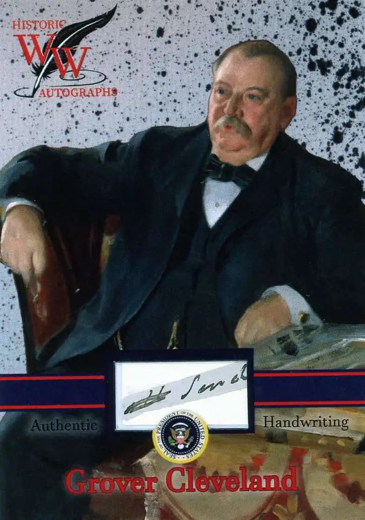 Historic Autographs 2021 Written Word POTUS Single Card Grover ...