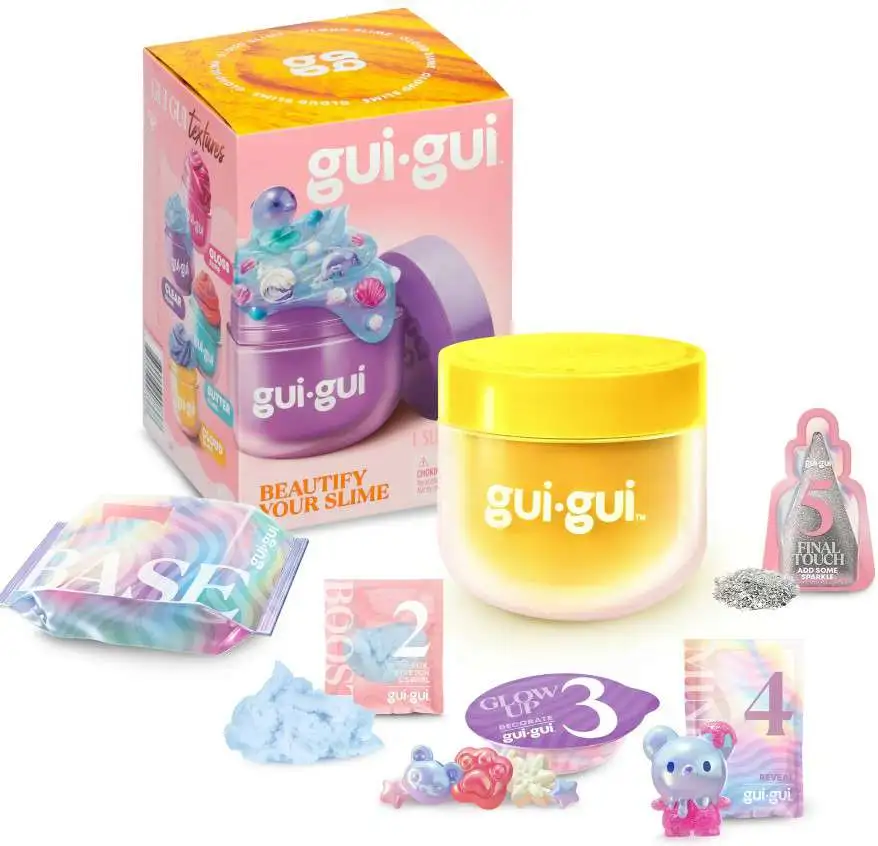 Gui-Gui Slime YELLOW Cloud Pack The Most Beautiful Slime Ever Moose - ToyWiz