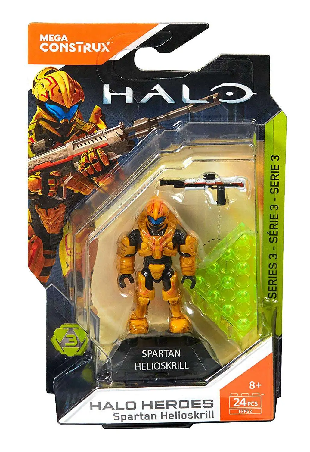 Halo Heroes Series 3 Spartan Helioskrill Mini Figure Damaged Package ...