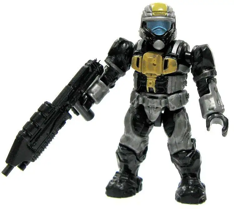 Mega Bloks Halo Loose ODST 2 Minifigure Yellow Silver Loose - ToyWiz