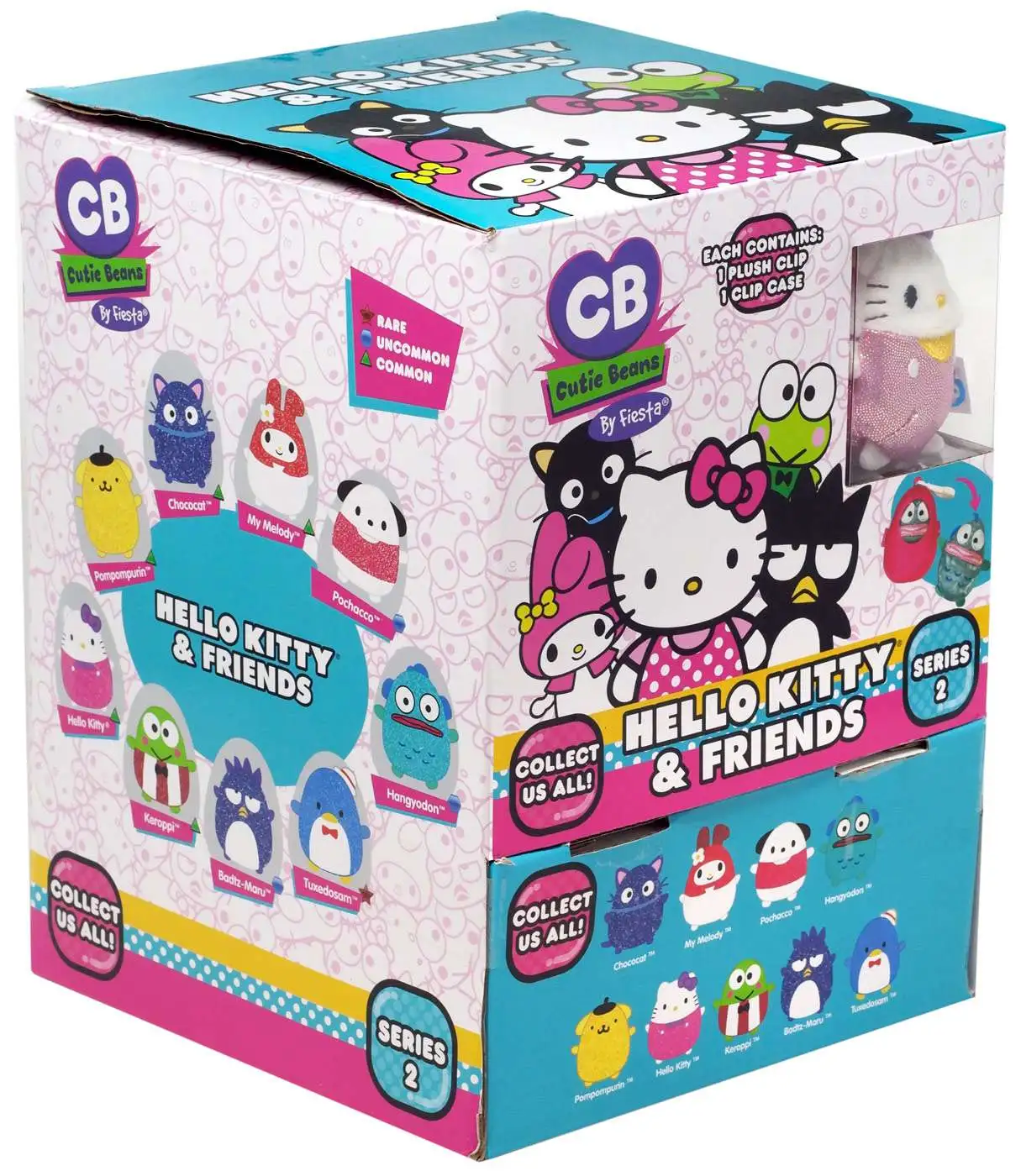 Sanrio Hello Kitty Friends GLITTER Cutie Beans Plush Series 2 3 Mystery ...