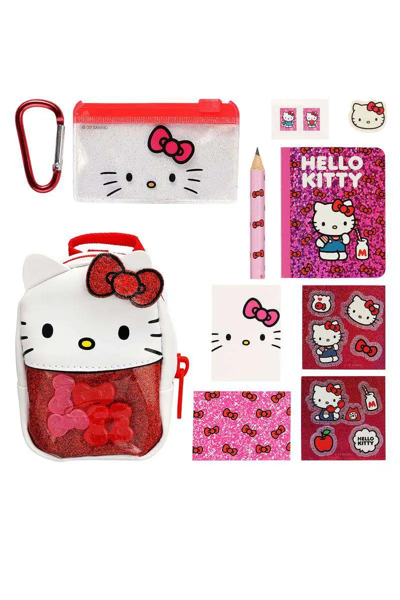 Hello Kitty Friends Real Littles Backpacks Hello Kitty Pack Red Bowtie ...
