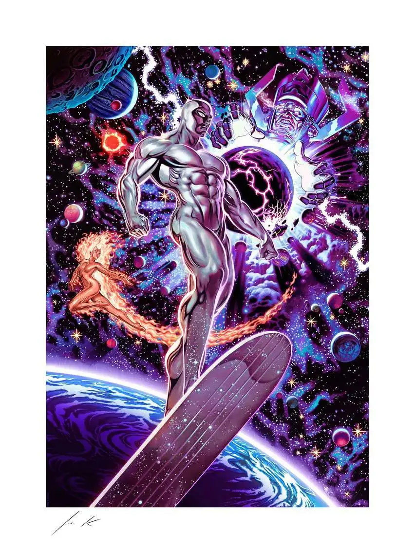 Marvel Heralds of Galactus Fine Art Print Limited to 450 - ToyWiz